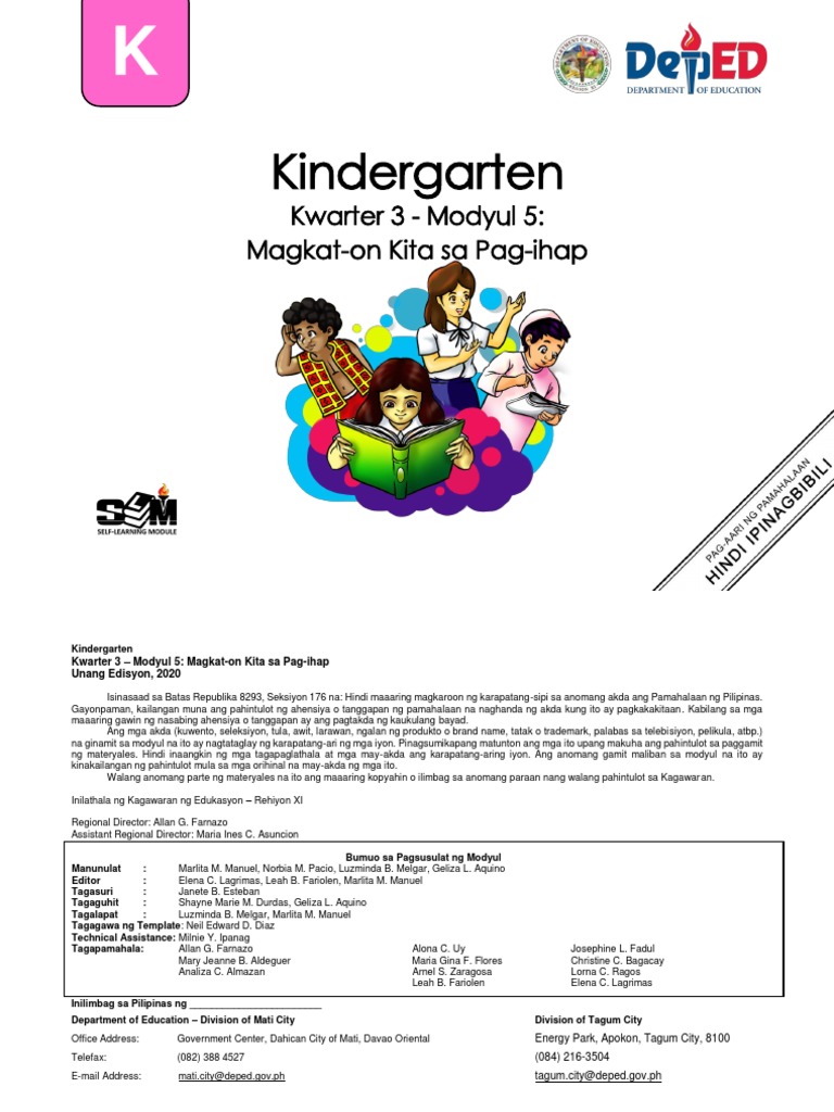 Kinder - q3 - Mod5 - Magkat-On Kita Sa Pag-Ihap | PDF
