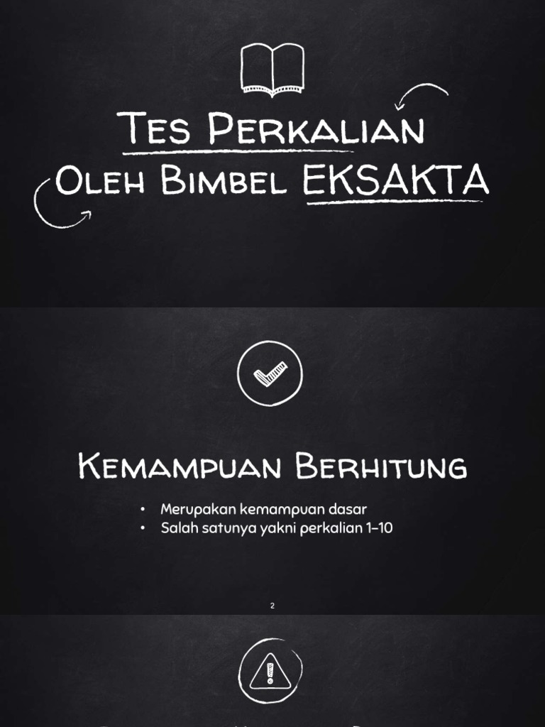 Tes Perkalian (Baru) | PDF