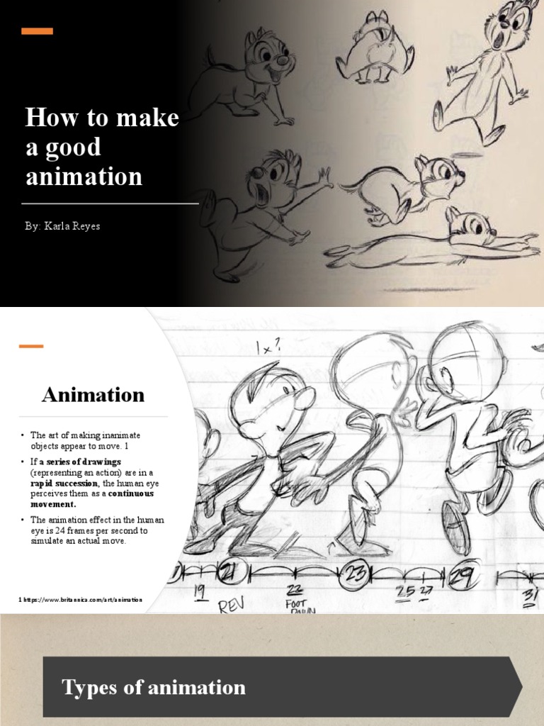 How To Make A Good Animation: By: Karla Reyes | PDF | Animation ...