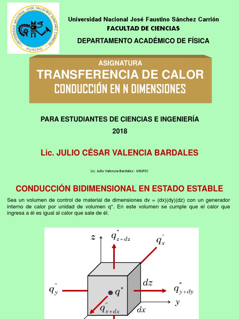 Transferencia de Calor - Bidimensional | PDF | Conduccion termica | Calor