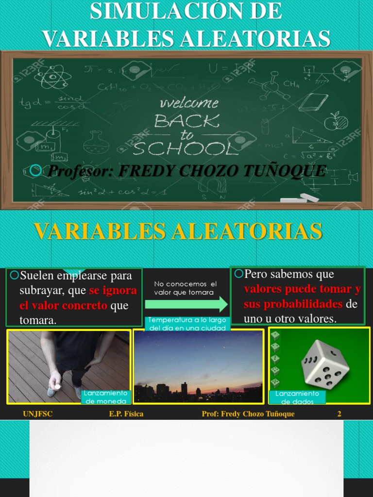 SIMULACIÓN DE VARIABLES ALEATORIAS | PDF | Variable aleatoria | Valor esperado