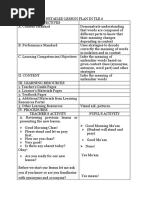 Semi-Detailed Lesson Plan in EPP HE 6 | PDF | Sewing | Lesson Plan