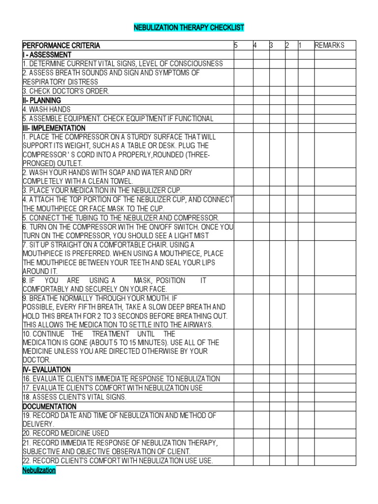 Nebulization Therapy | PDF | Breathing | Causes Of Death