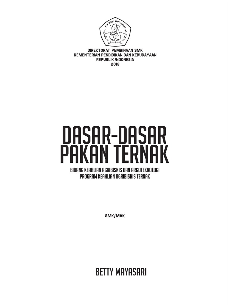 26 Dasar-Dasar Pakan Ternak Kelas X - Unlocked | PDF