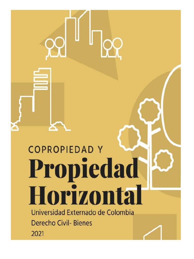 Propiedad Horizontal | PDF | Condominio | Propiedad