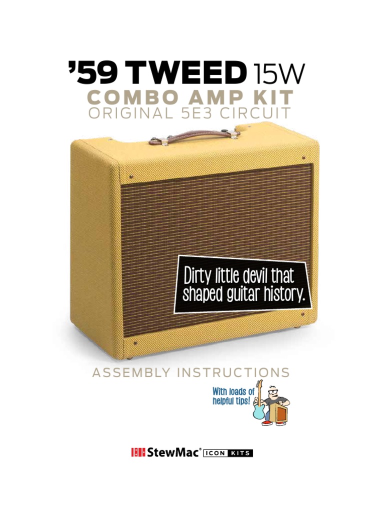 59 Tweed 15w Amp Kit Instructions | PDF | Resistor | Capacitor