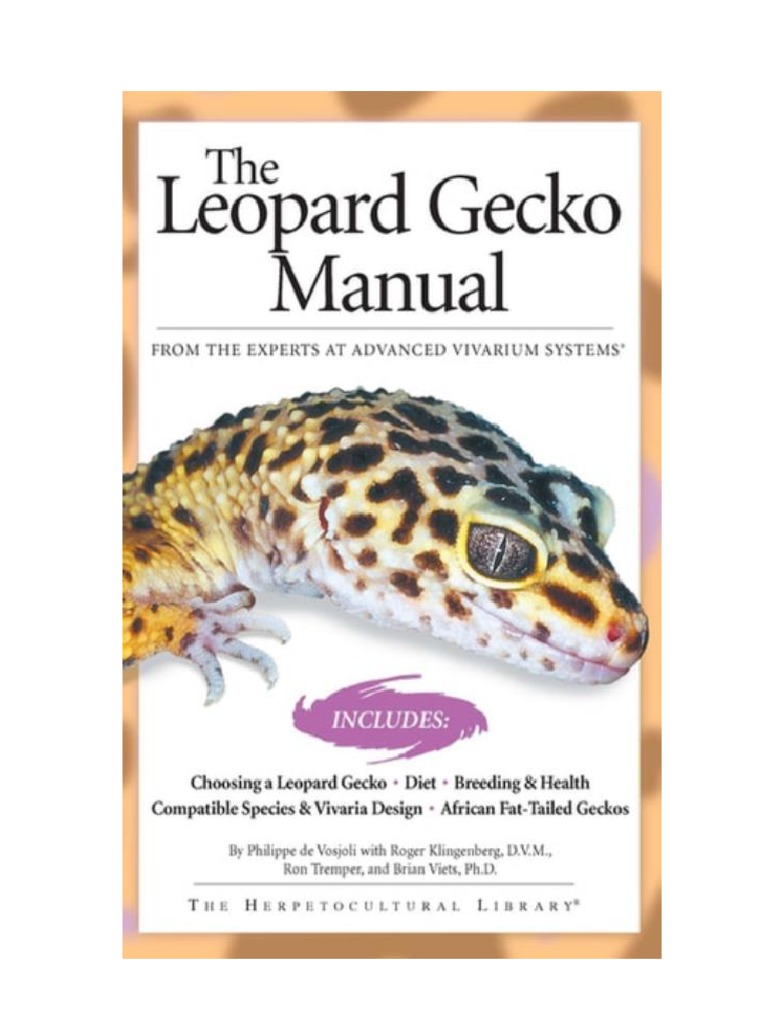El Manual Del Gecko Leopardo | PDF | Piel | Arena