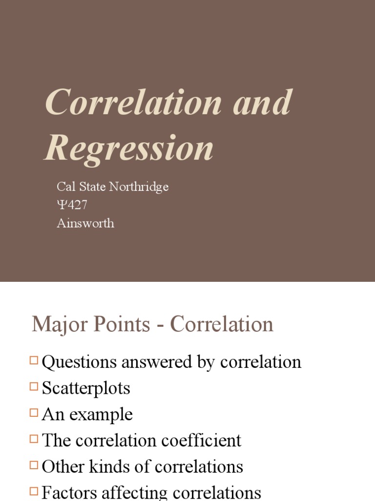 Unit Iv Correlation And Regression Pdf Errors And Residuals Coefficient Of Determination