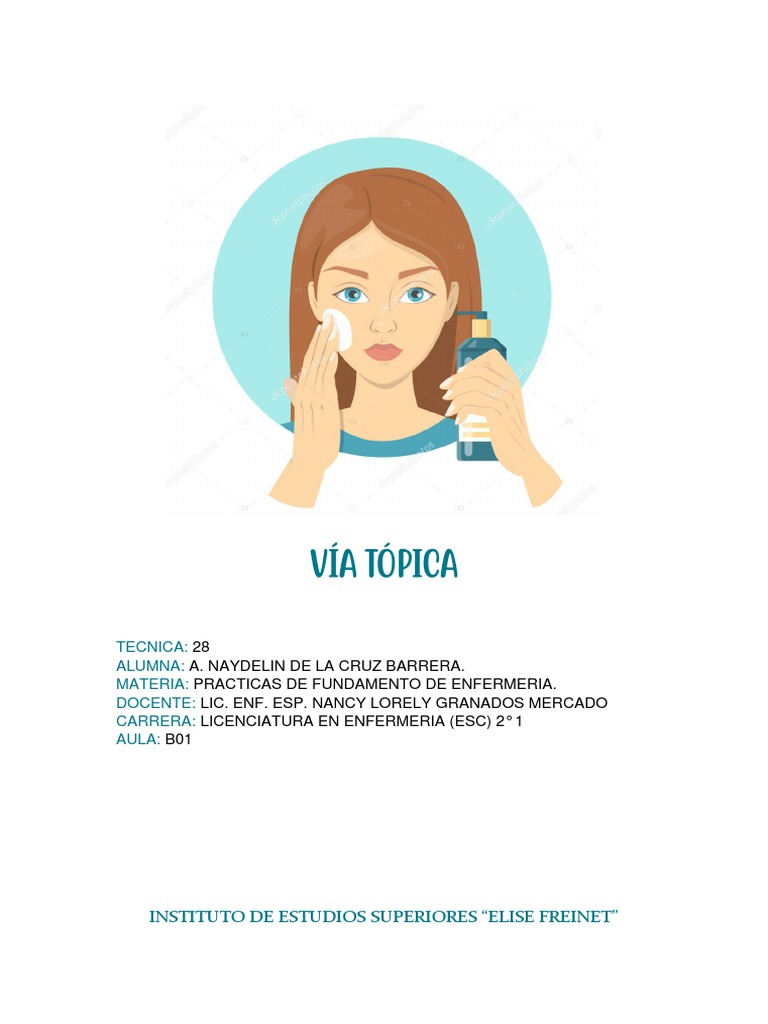 Aplicación de Medicamentos Tópicos | PDF