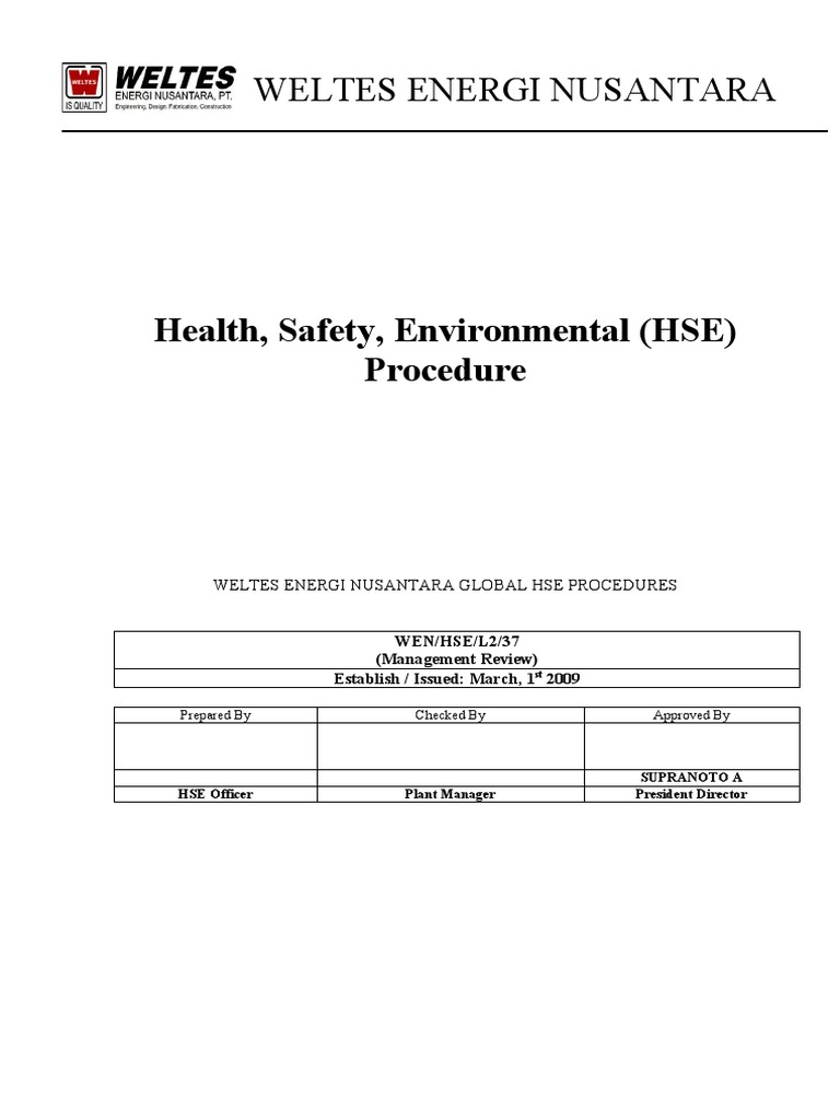 GMI-HSE-L2-37 Management Review Procedure | PDF | Audit | Business
