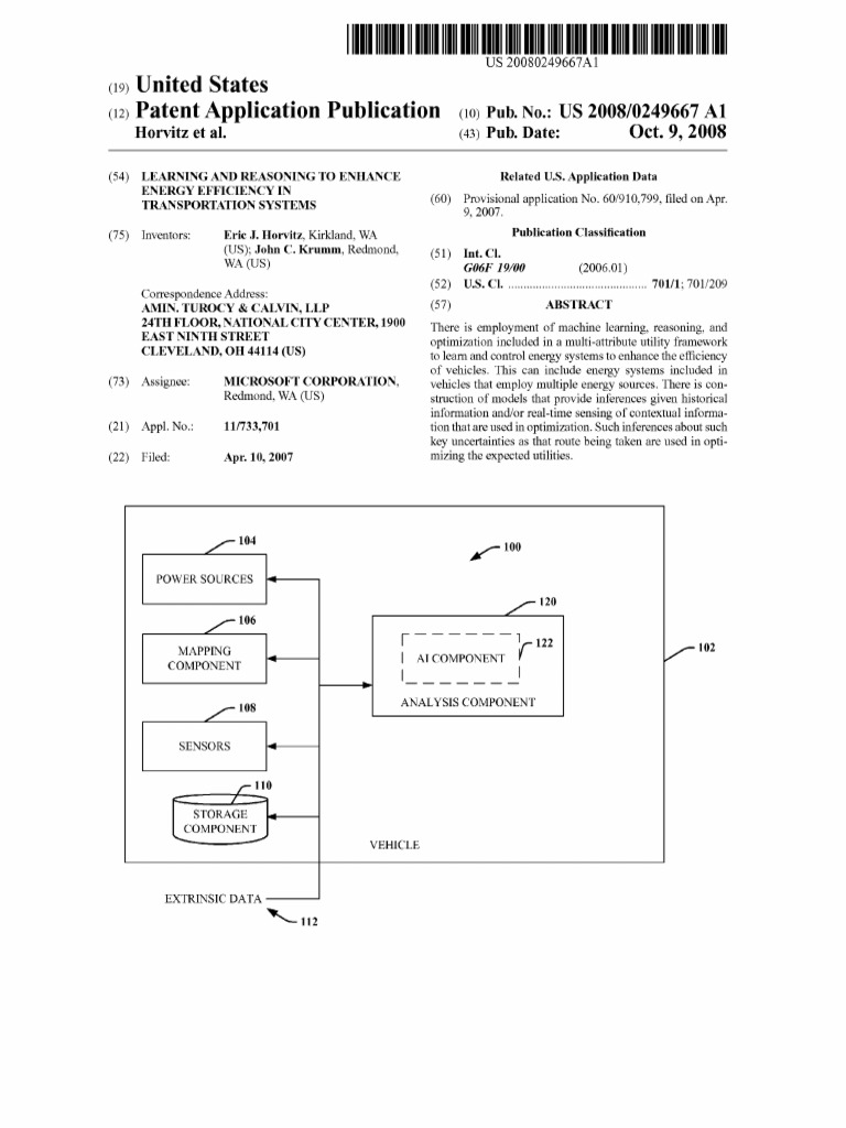 US20080249667 | PDF | Disk Storage | Computer Data Storage