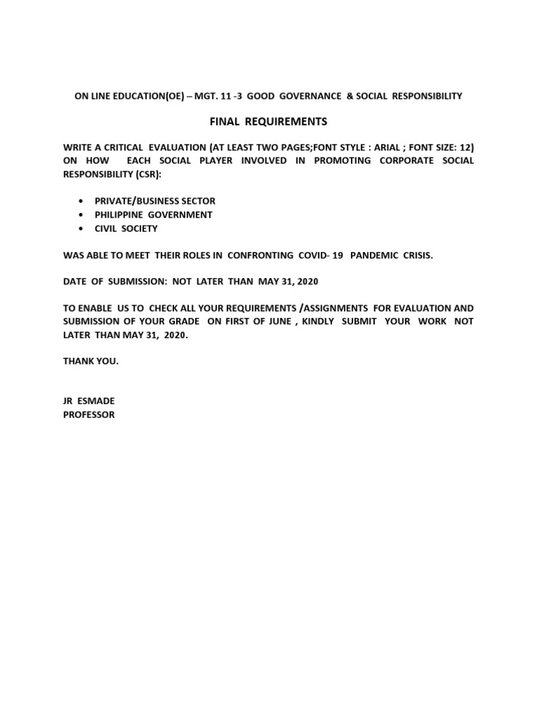 Final Requirements - Critical Evaluation | PDF