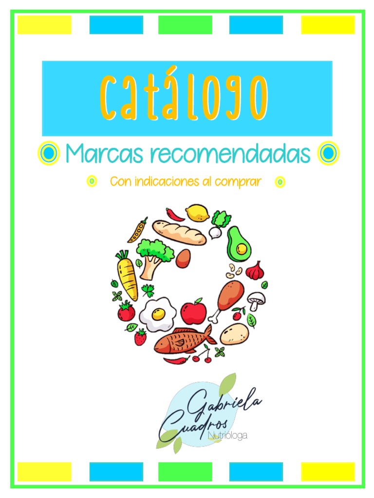 ¡Catalogo Marcas Recomendadas! | PDF | Ricotta | Panes