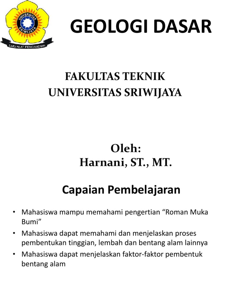 Konsep Roman Muka Bumi dan Geomorfologi | PDF | Ilmu Sosial