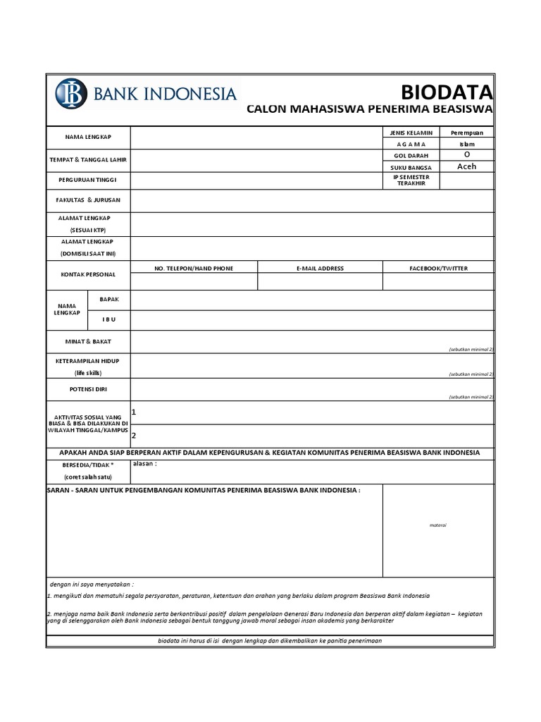 File 4 - Form A1 Biodata | PDF