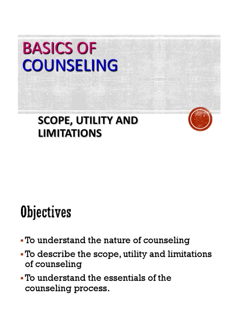 Introduction To Counseling | PDF | Psychotherapy | Grief