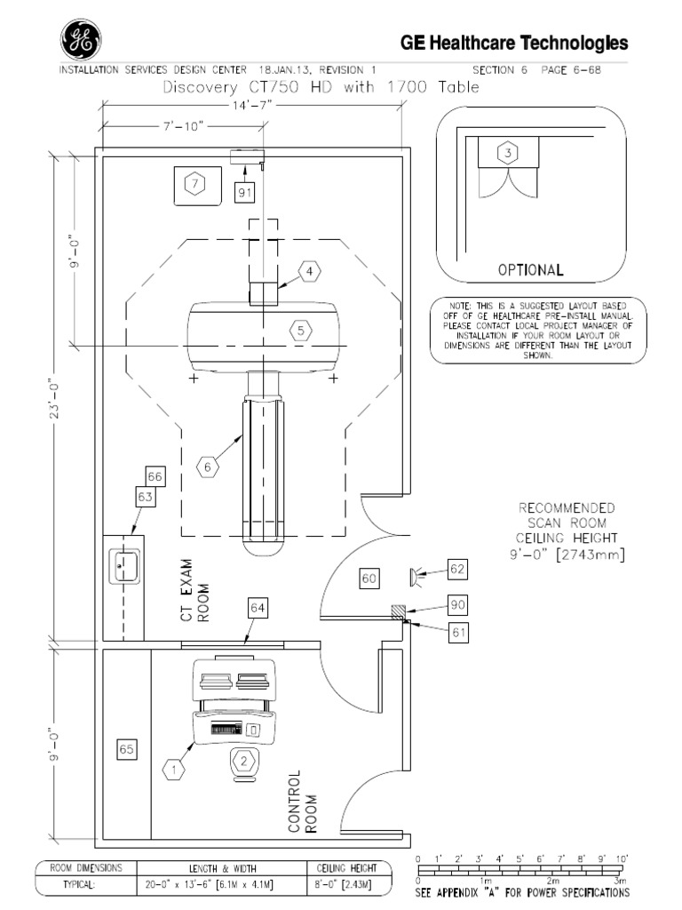 GEHC Site Planning Specifications Discovery CT 750 HD 1700 Table 8x ...