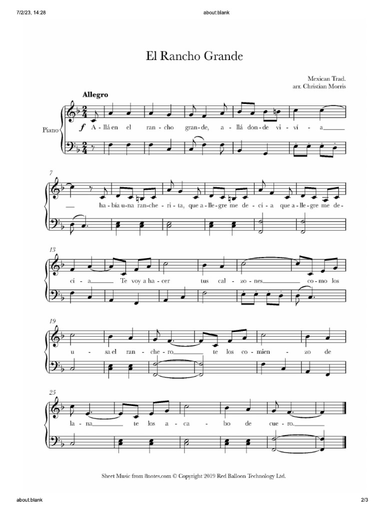 Alla en El Rancho Grande | PDF