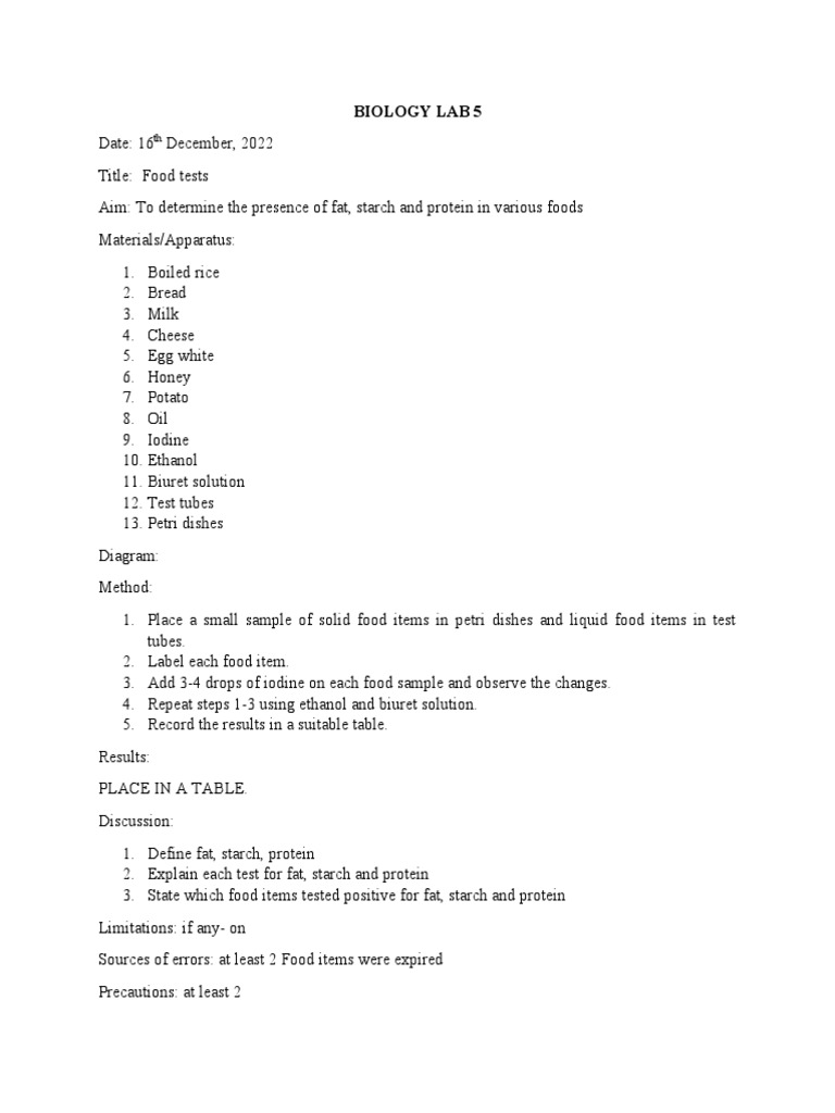 BIOLOGY LAB 5 A&I Update | PDF