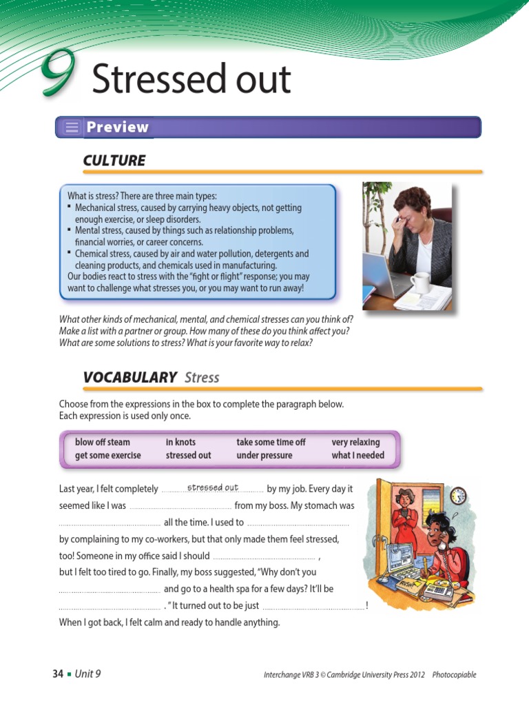 IC5 L3 Video Activity U09 Color | PDF | Stress (Biology)