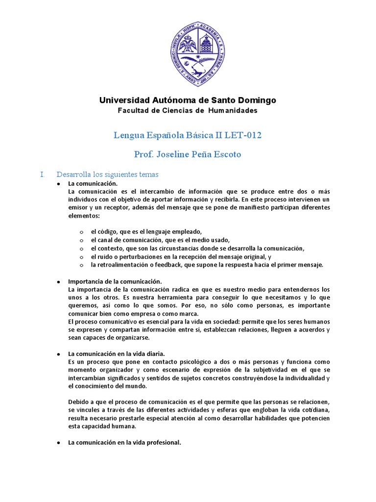 Práctica Letras II | PDF | Comunicación | Dialecto