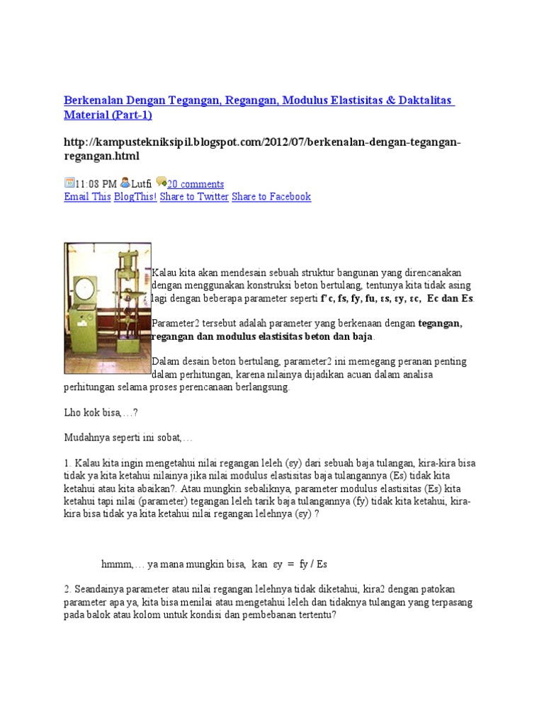 Berkenalan Dengan Tegangan | PDF