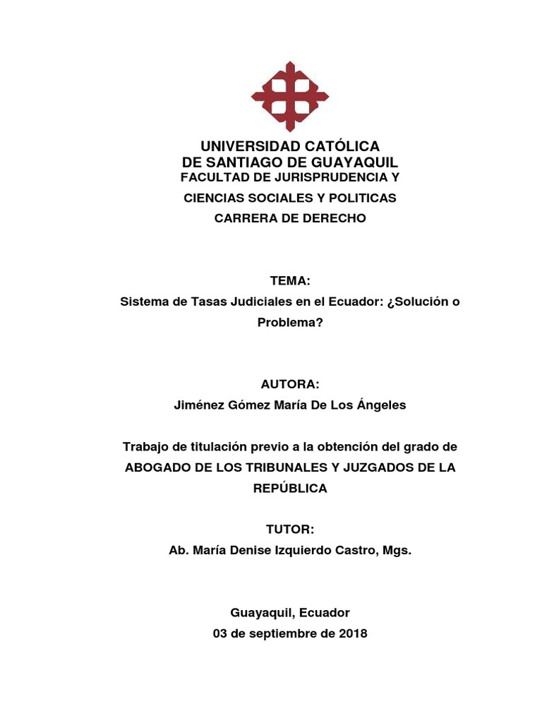 T Ucsg Pre Jur Der MD 218 | PDF | Judicaturas | Gobernancia