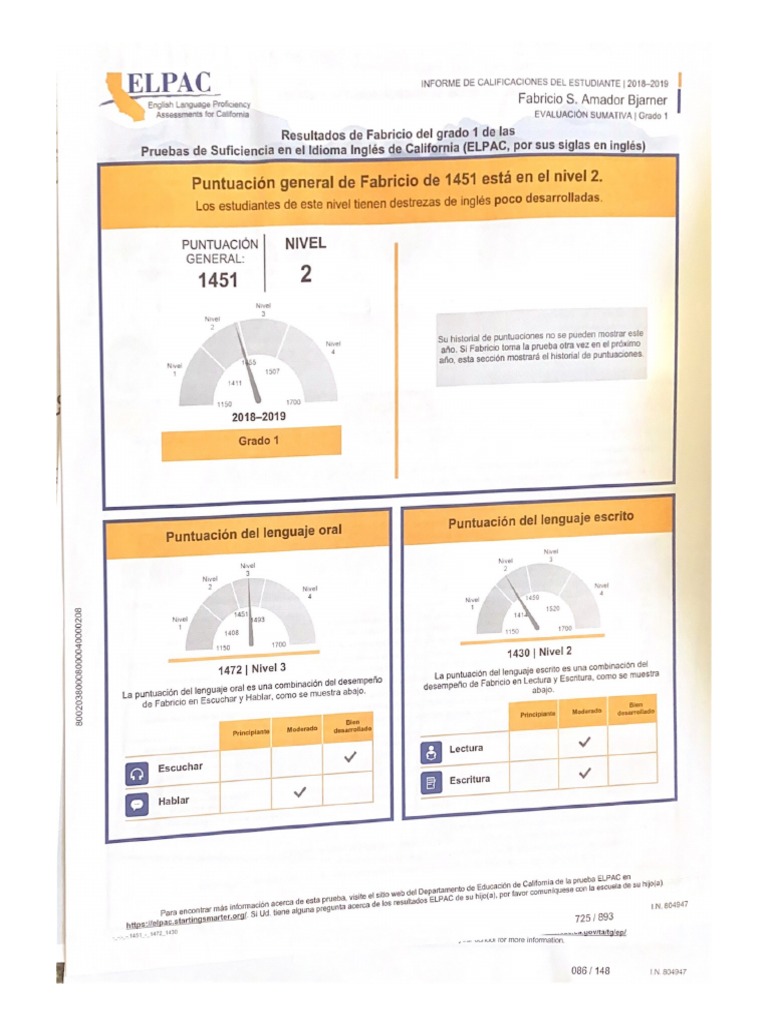 ELPAC | PDF