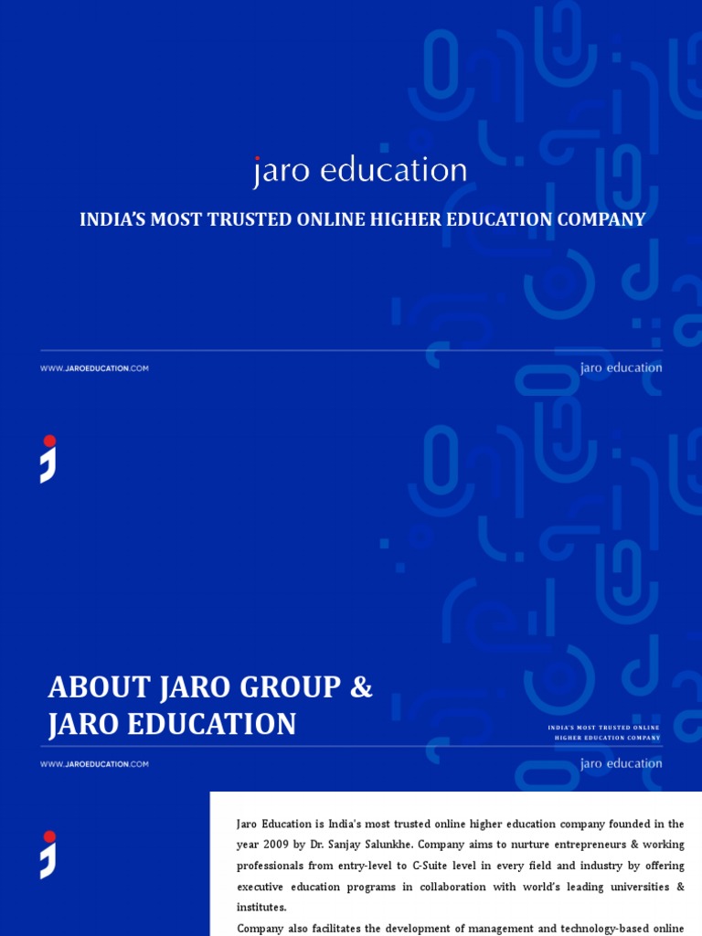 Campus Placement Jaro Education | PDF | Economies | Business