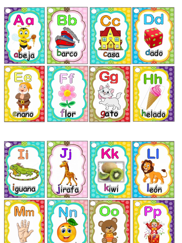 Abecedario Colores | PDF