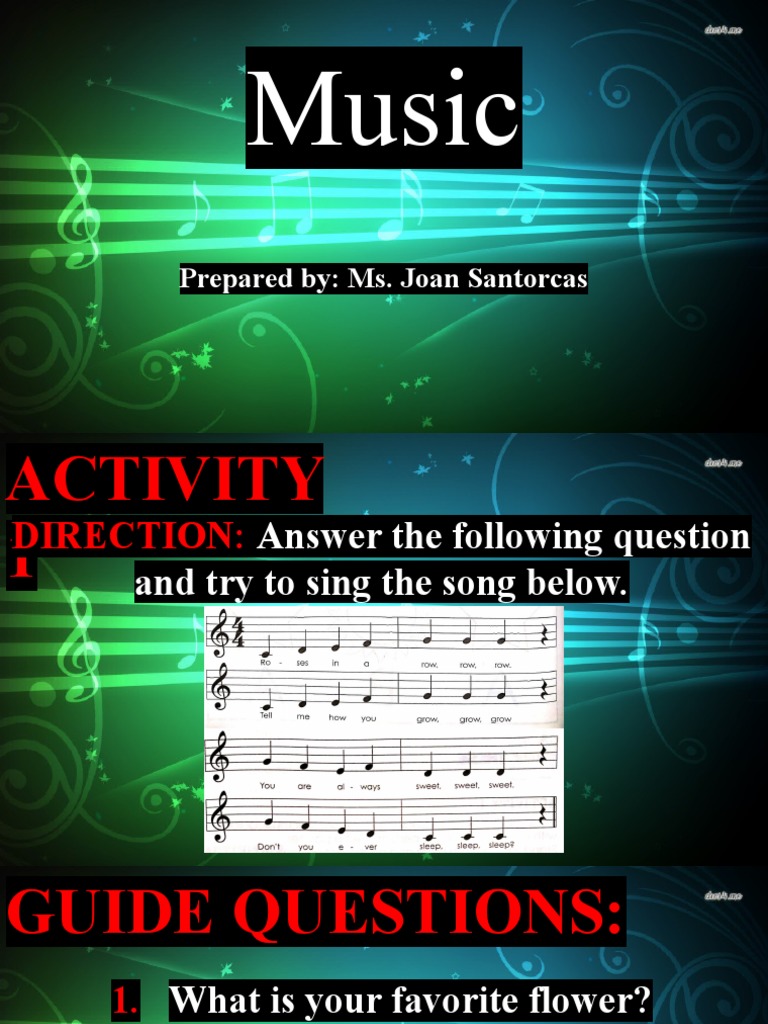 Lesson 1 Musical Lines | PDF