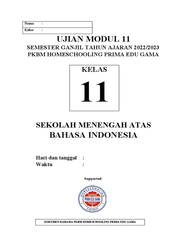 Soal Ina 11 Um11 Pdf