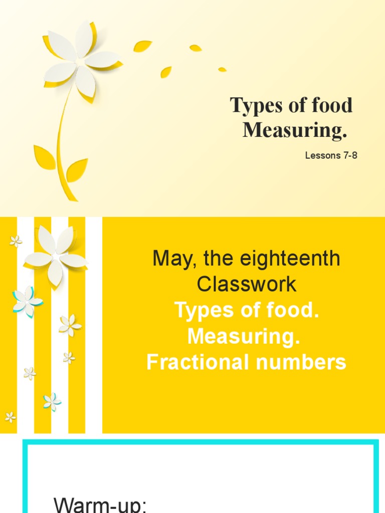 Types of Food | PDF
