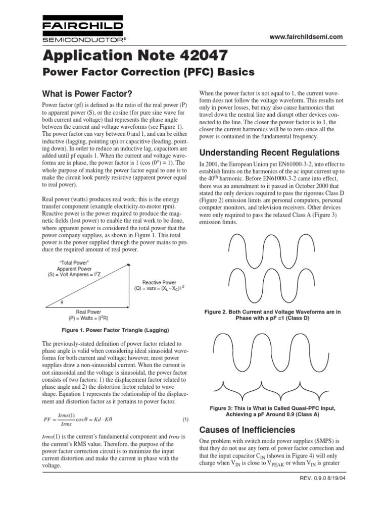 Power Factor Correction (PFC) Basics | Ac Power | Quantity