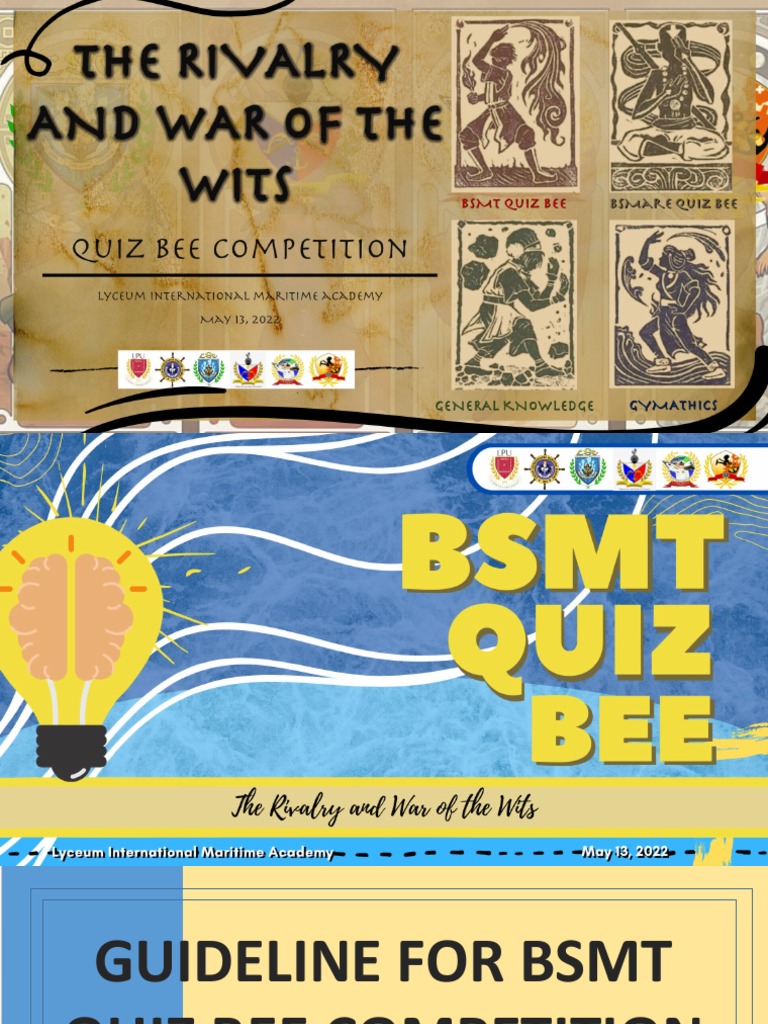 BSMT Quiz Bee Guidelines | PDF