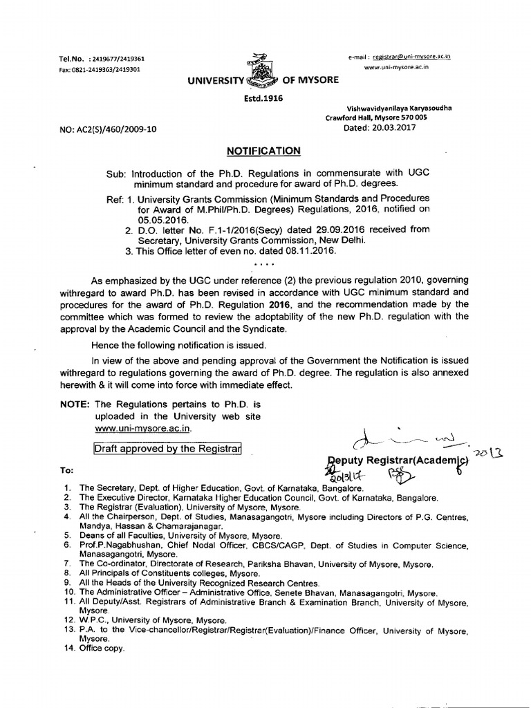 Final PH.D Notification Edited | PDF | Thesis | Doctor Of Philosophy