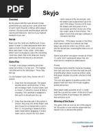 Rummy 500 - Rules | PDF | Rummy | Card Games