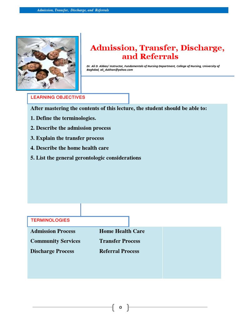 Navigating Transitions in Care: A Comprehensive Guide to the Admission ...