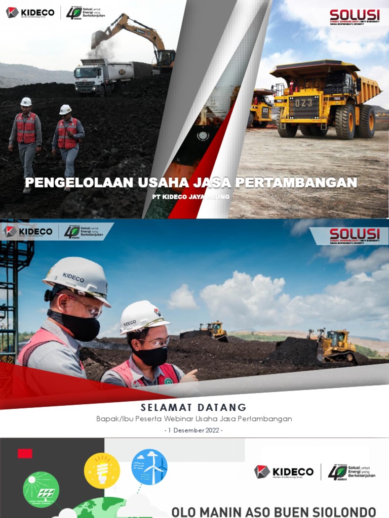 Pengelolaan Usaha Jasa Kideco | PDF