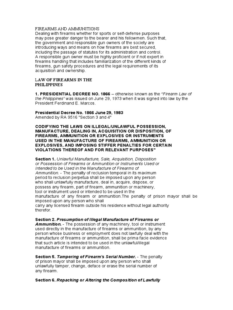 Firearms and Ammunitions. Markmanship | PDF | Firearms | Gun Barrel