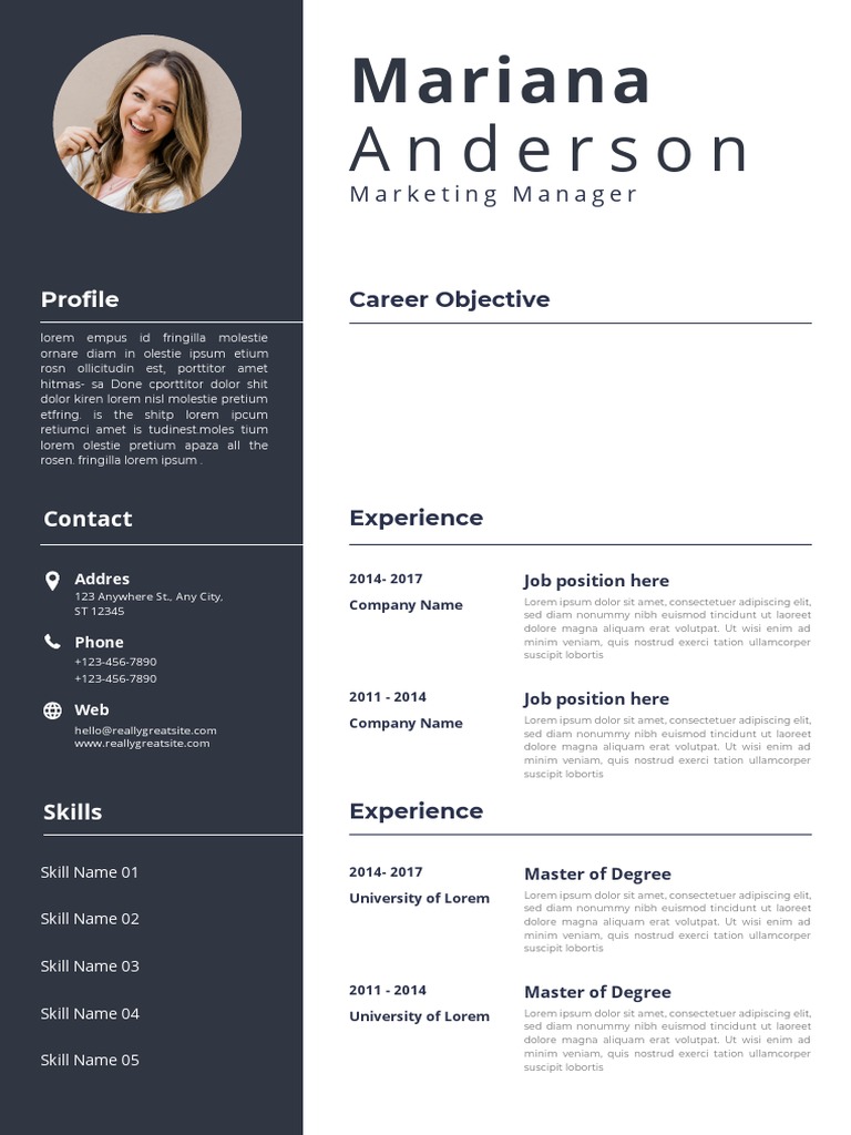 Mariana Anderson: Marketing Professional Seeking New Opportunities | PDF