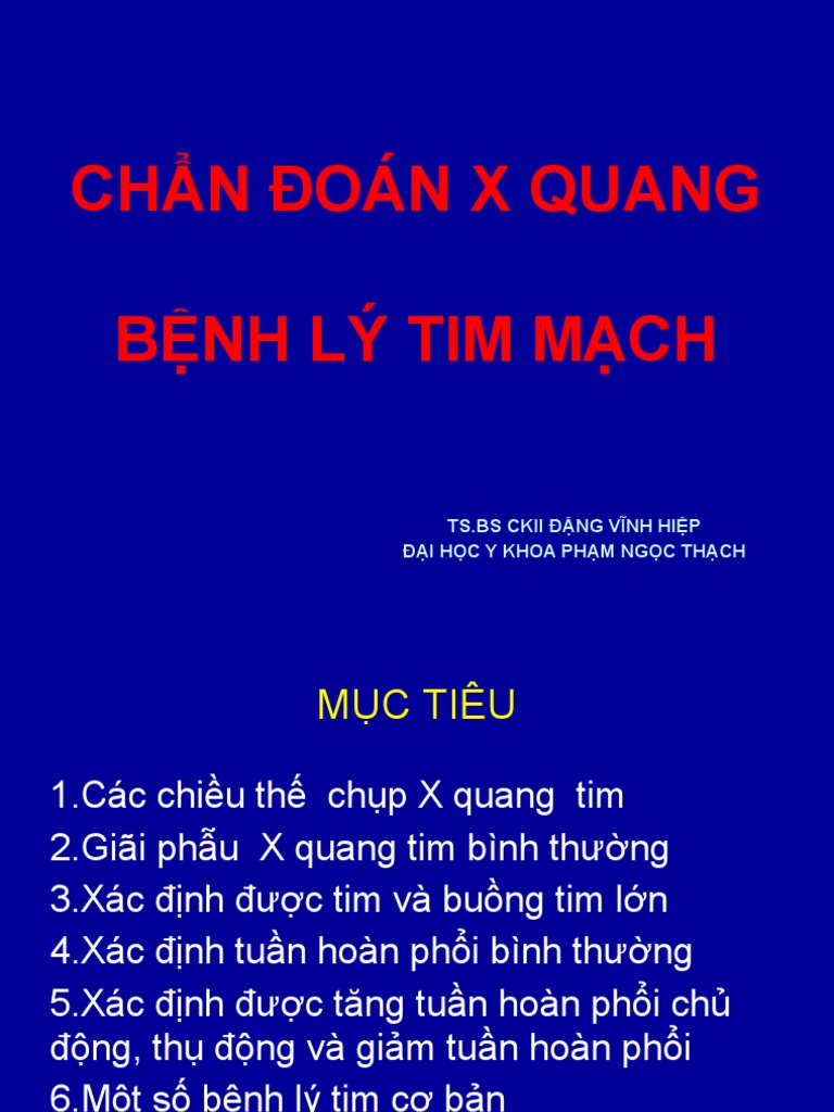 Chẩn Đoán x Quang Tim | PDF
