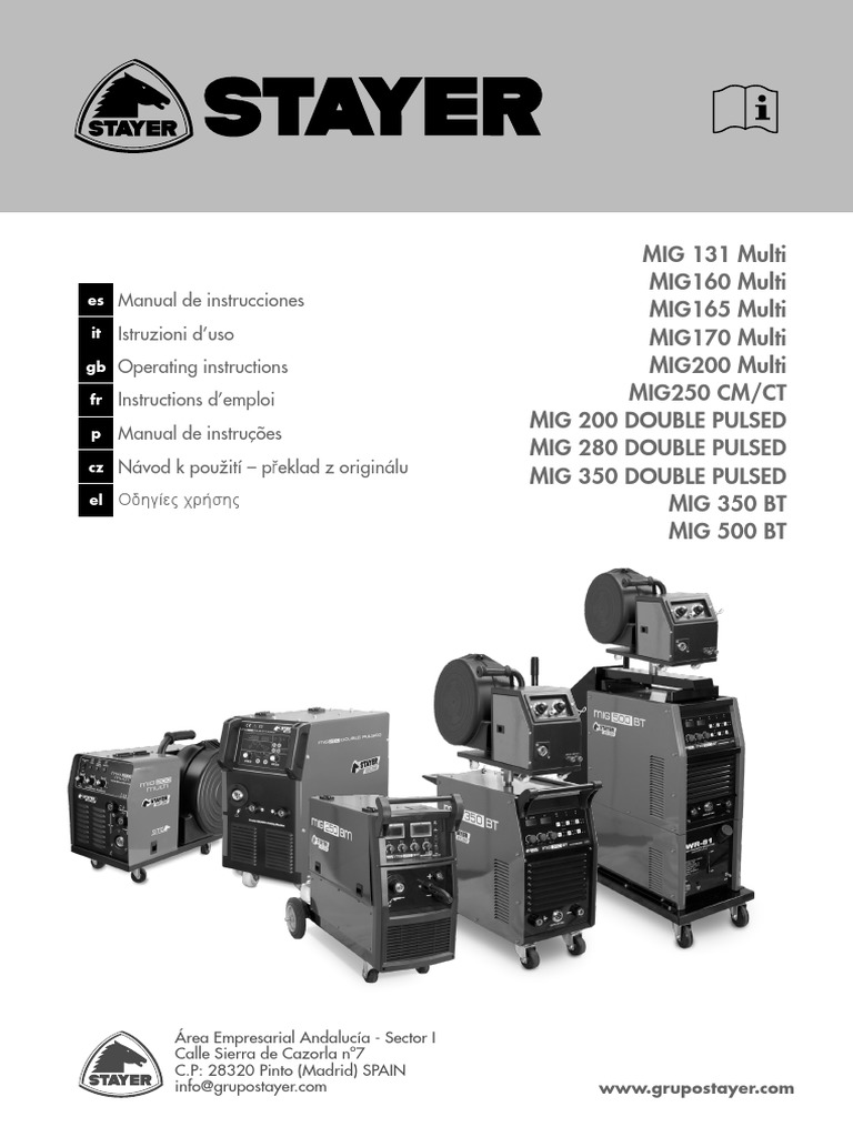 Manual Instrucciones Mig Mag - v3 | PDF | Soldadura | Construcción