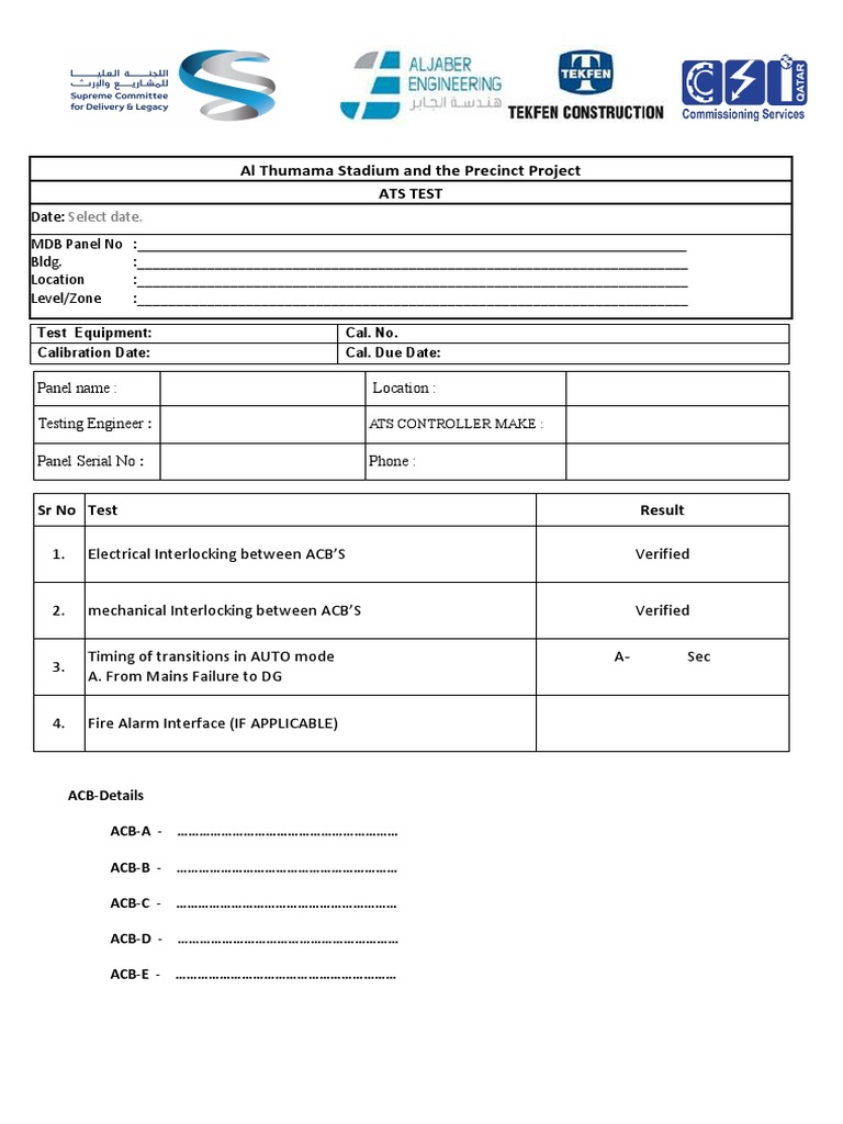Al Thumama Stadium ATS Test Report | PDF | Systems Engineering | Computing