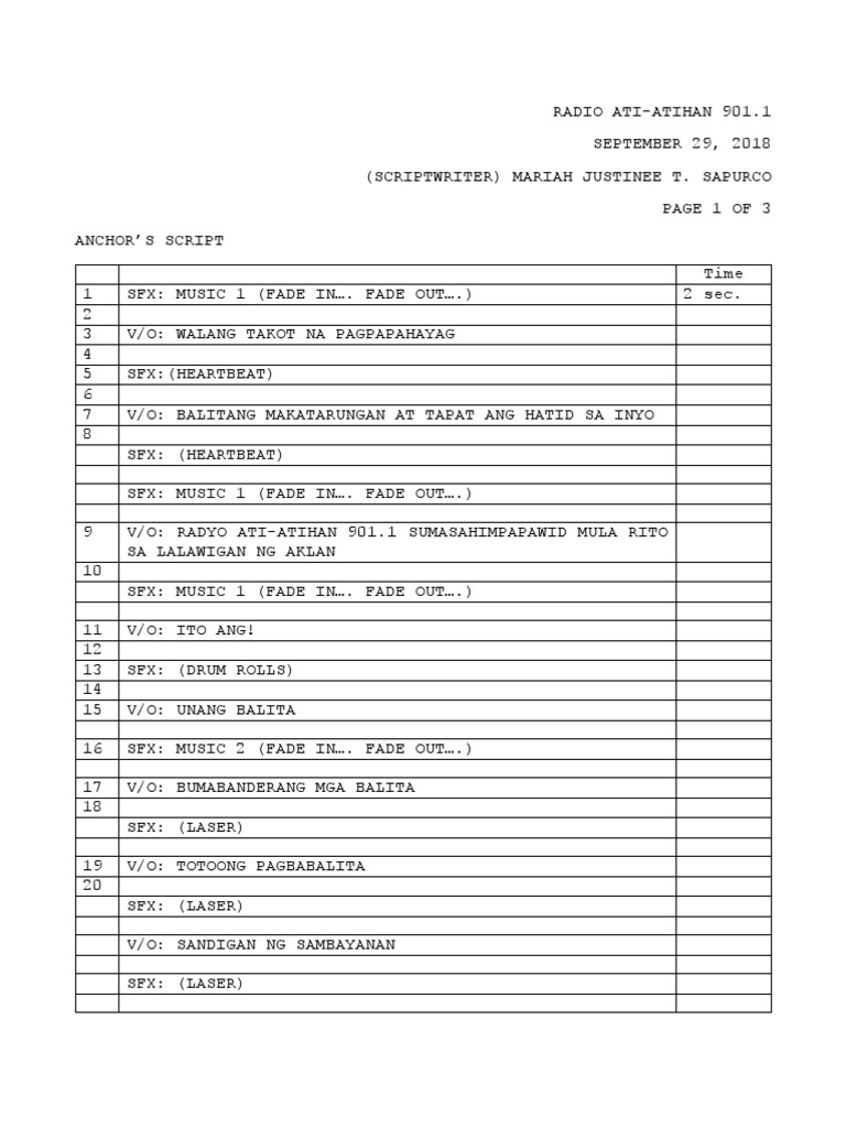 Filipino Script | PDF