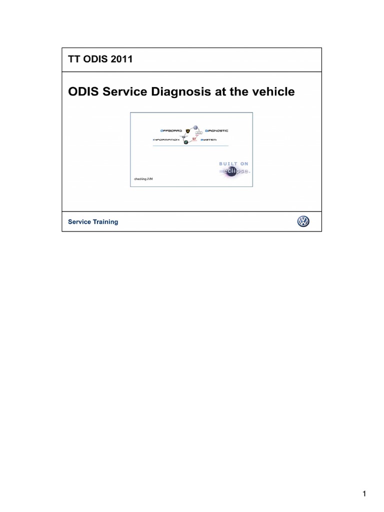 ODIS Service Diagnisis at The Vehicle en | PDF | Medical Diagnosis | Memory
