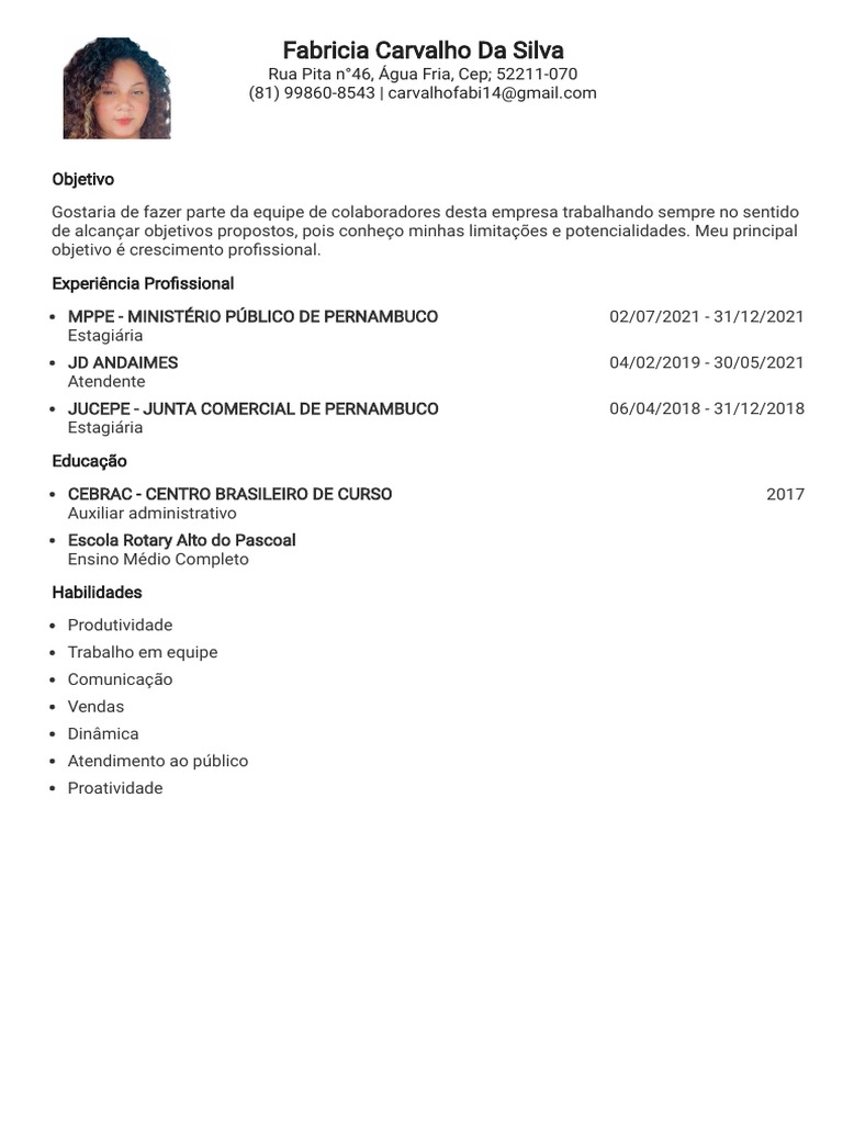 Currículo 2022 | PDF