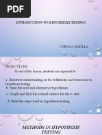 Chapter 4 Hypothesis Testing | PDF | Statistical Hypothesis Testing ...
