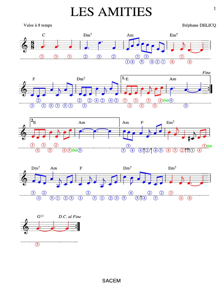 Delicq - Les Amiti S | PDF