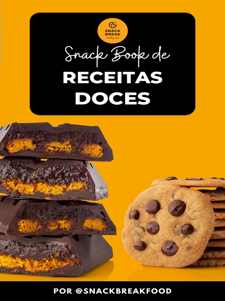 E Book Receitas Snack Atualizado | PDF | Chocolate | Comidas e bebidas